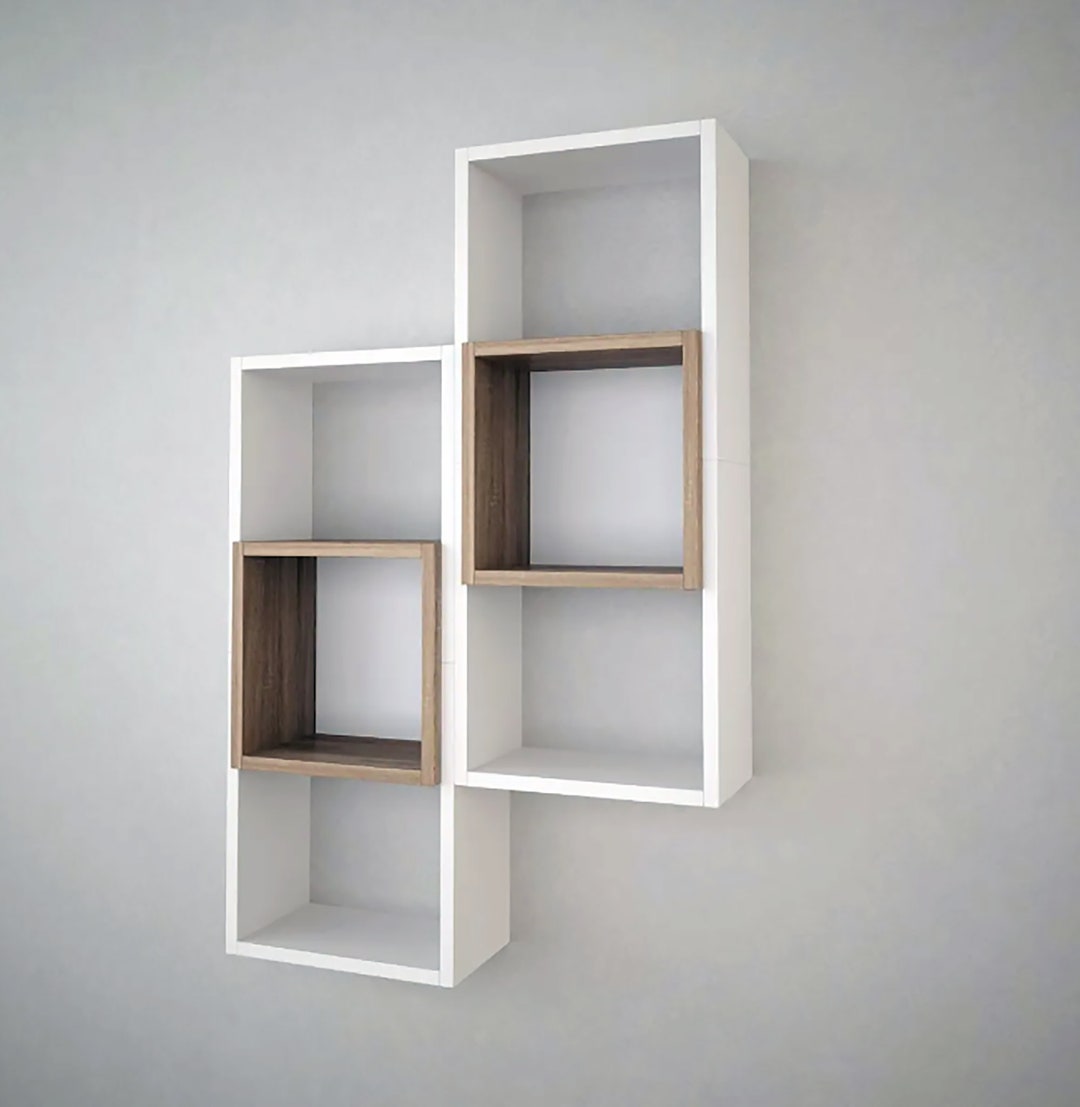 Handmade Modular Wall Shelves: Modern Floating Shelf Decor - Etsy