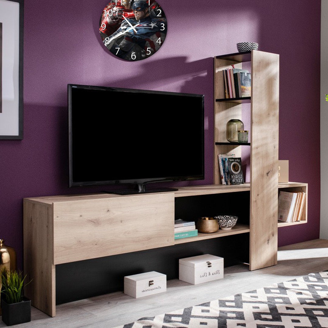 Tv Stand-bookshelves, Tv Cabinet ,bookshelf,bookcases,tv Wall Unit ...