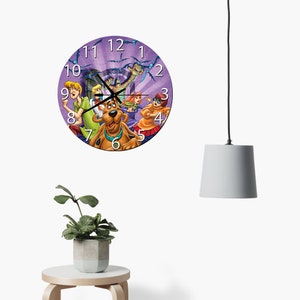Kids Wall Clock Scooby-doo Wall Clock Kids Gift Nursery Wall Clock for ...