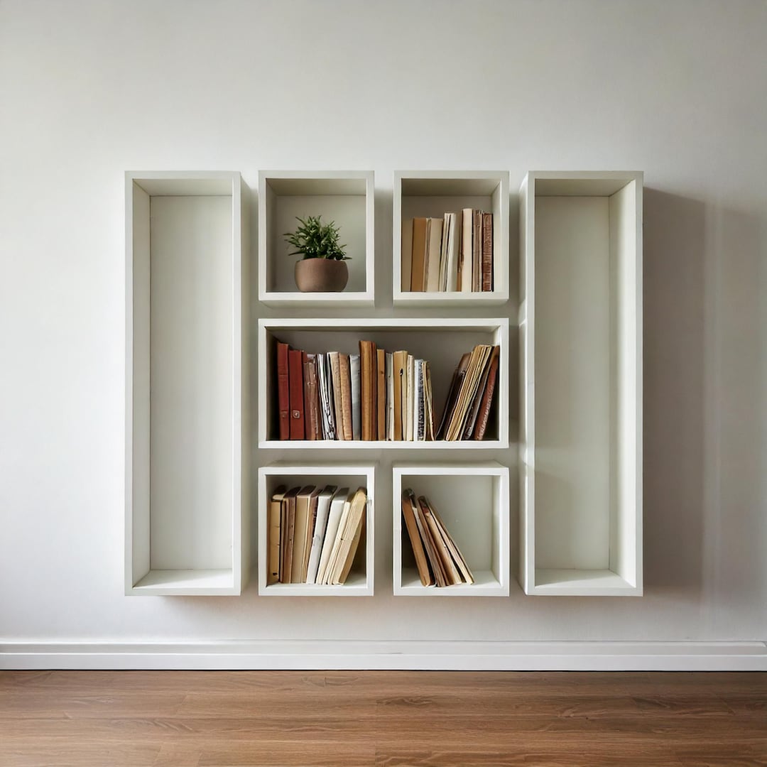 Wall Bookshelf,wall Shelves,floating Bookshelf,book Shelves,wall ...