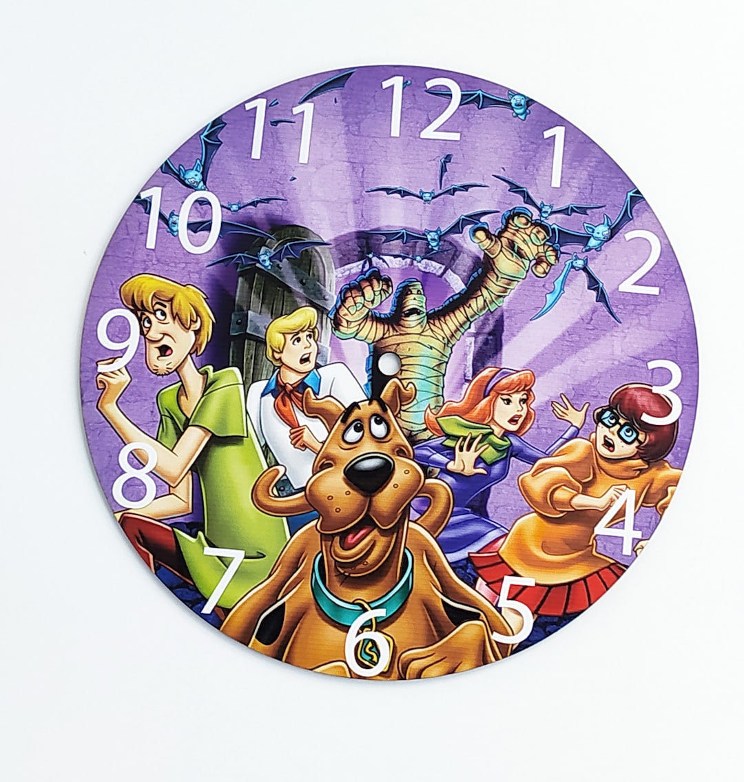 Kids Wall Clock Scooby-doo Wall Clock Kids Gift Nursery Wall Clock for ...