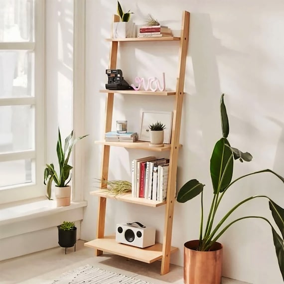 Wall ladder bookcase store