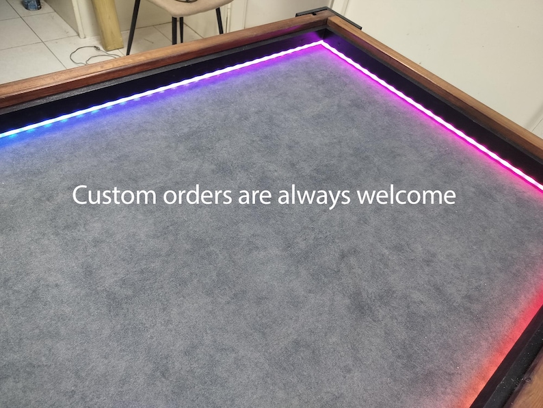 Handmade Board Game Table for Dnd RPG With Felt Gaming Surface - Etsy