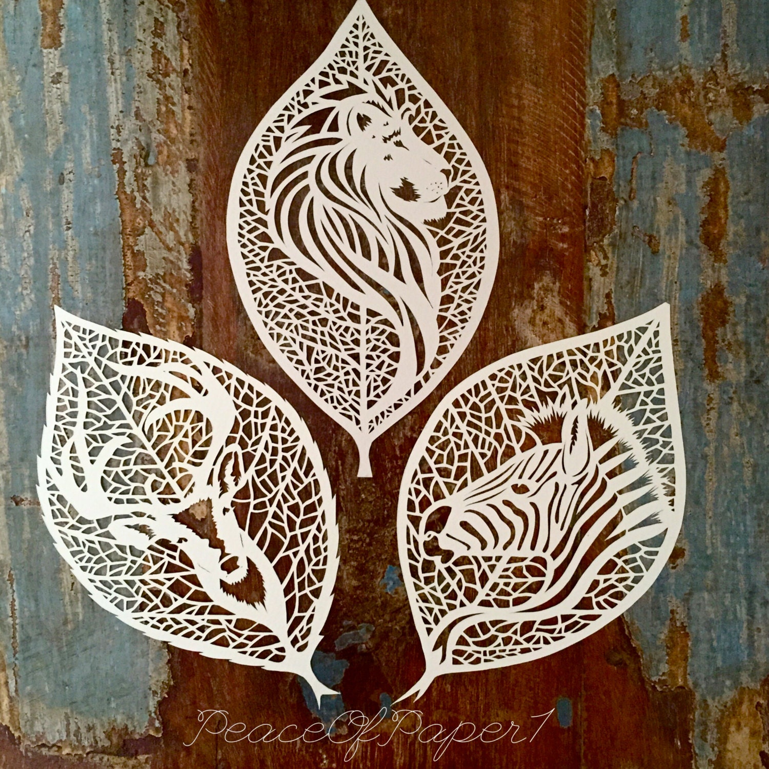 Delicate Stag Leaf Papercut From Jo Chorny - Etsy
