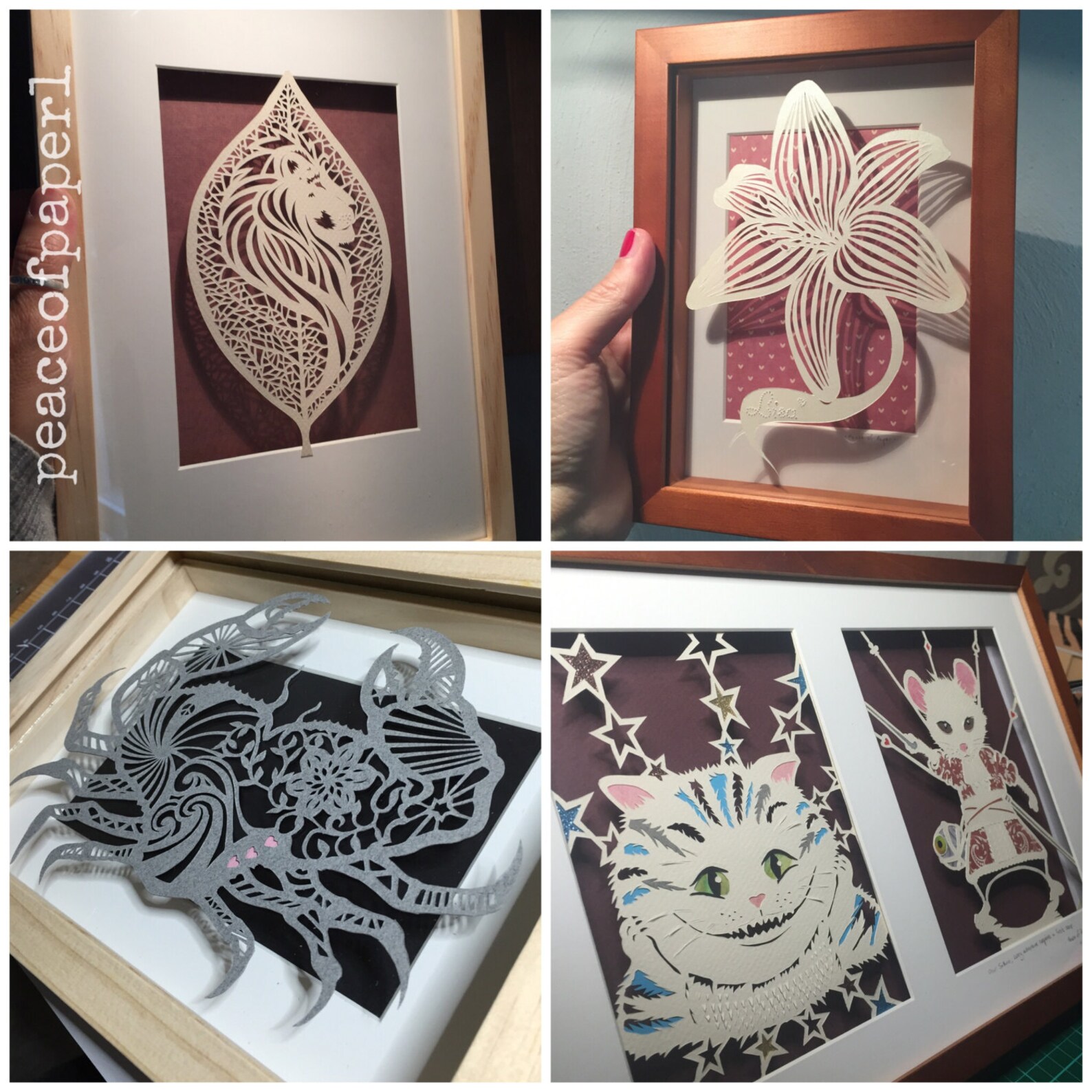 Delicate Stag Leaf Papercut From Jo Chorny - Etsy