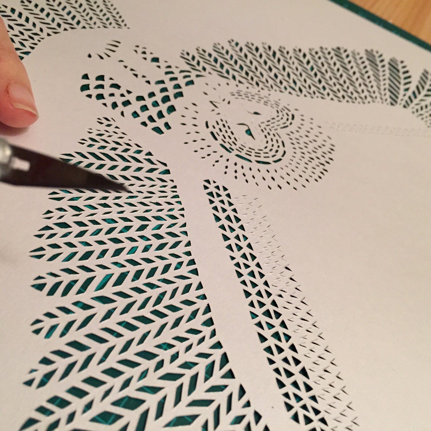 Papercut Owl - Beautiful Detailed OWL Cut From Pearl White Paper - Etsy UK