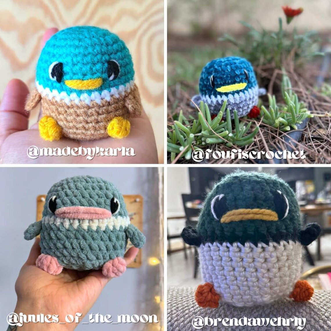PATTERN ONLY * Derpy the Duck Chunky Crochet Pattern - Etsy