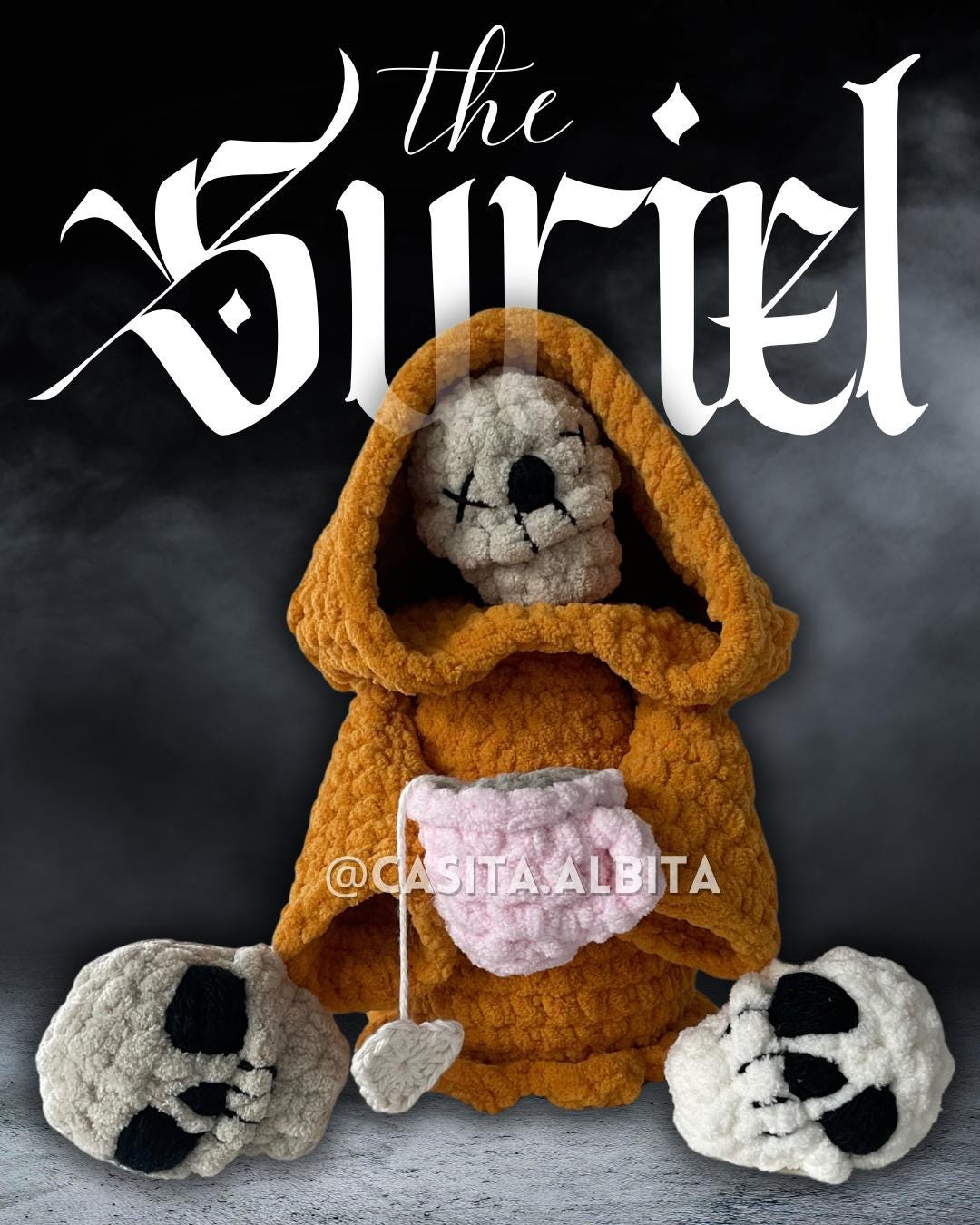 PATTERN ONLY - Crochet Skull Pattern “the Suriel” | Gothic Amigurumi ...