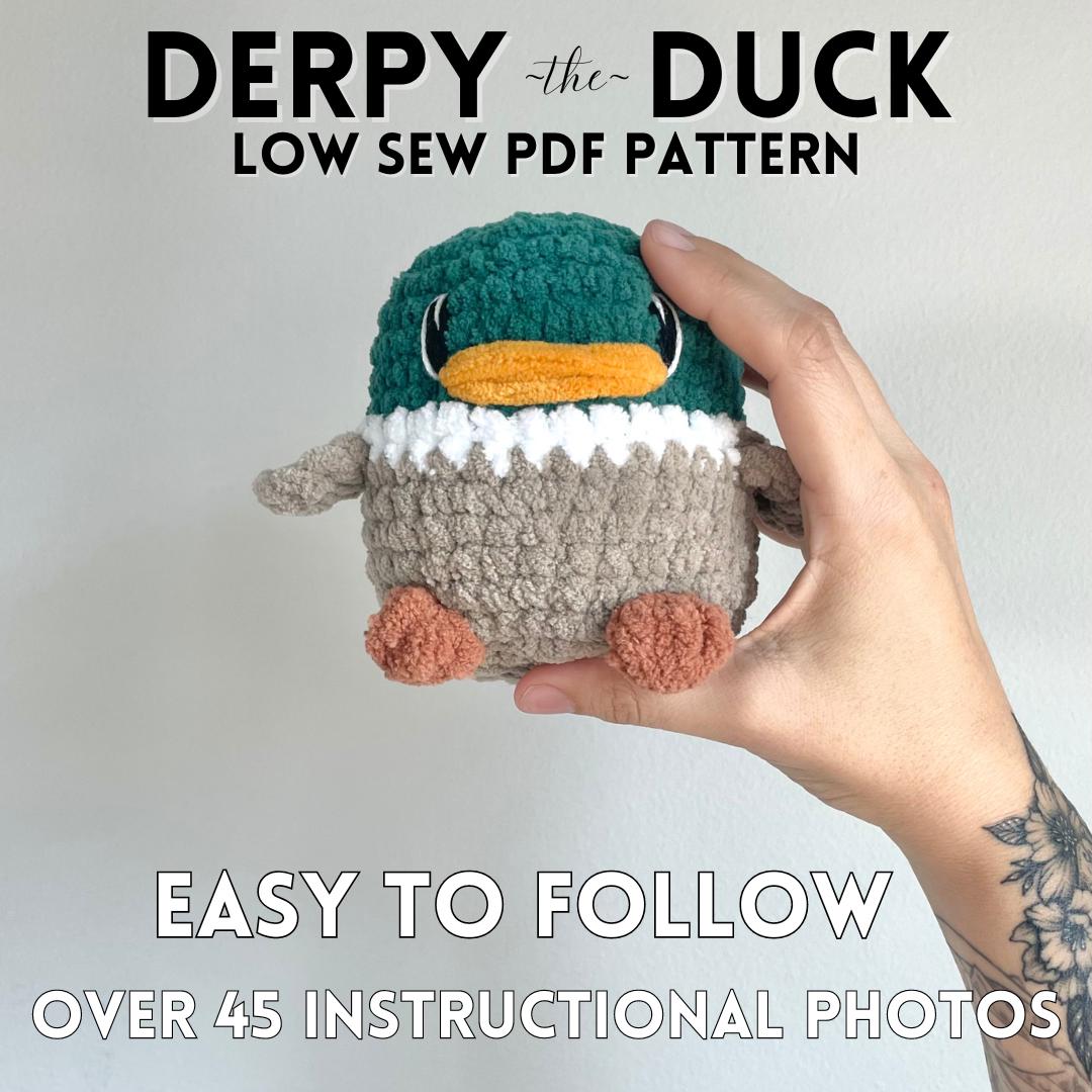 PATTERN ONLY * Derpy the Duck Chunky Crochet Pattern - Etsy