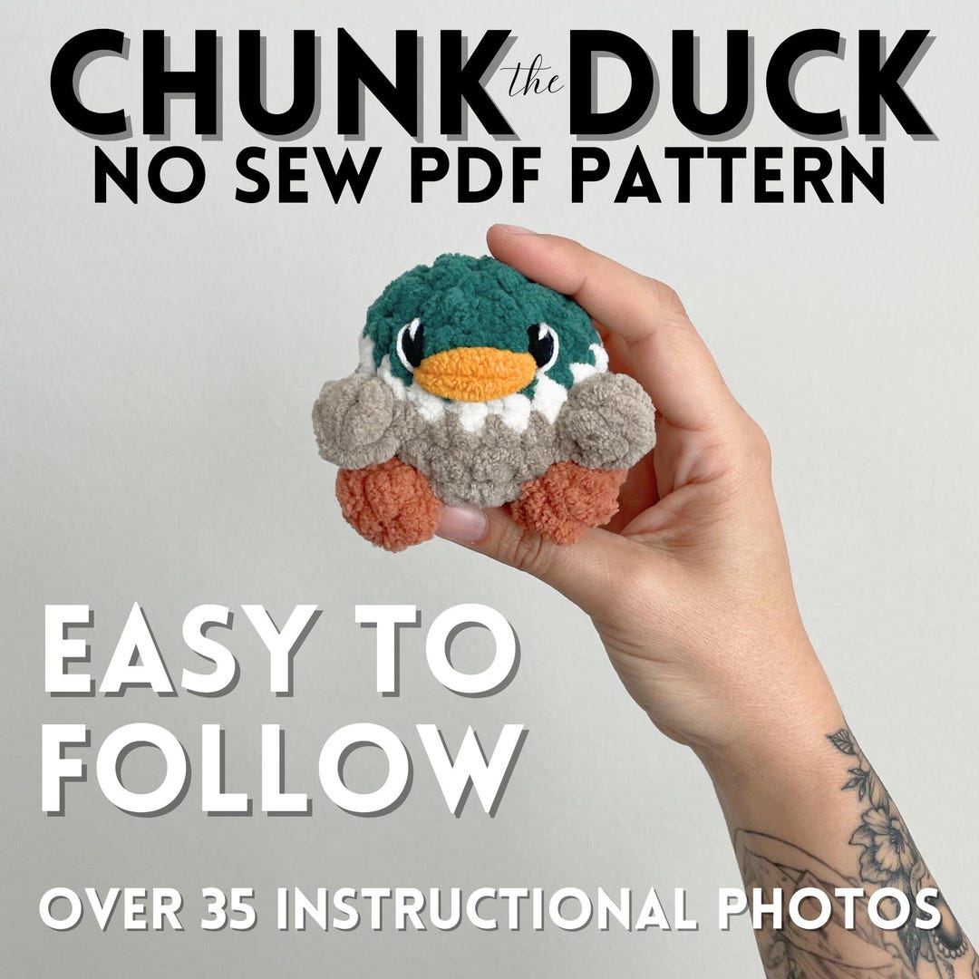 PATTERN ONLY * Chunk the Duck Chunky Crochet Pattern - Etsy