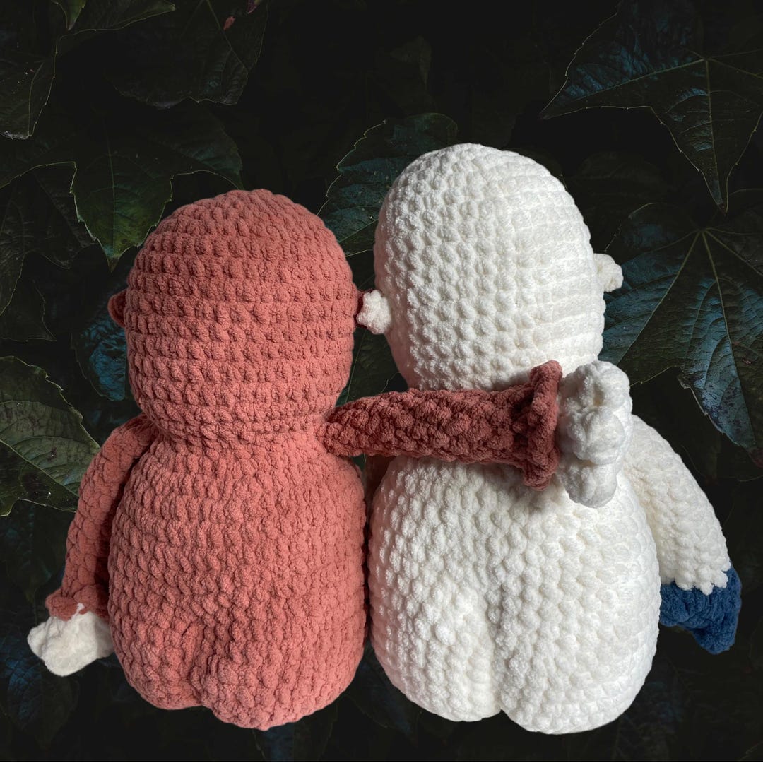 Bigfoot and Yeti Duo, Finished Crochet Amigurumi Plush Sasquatch - Etsy