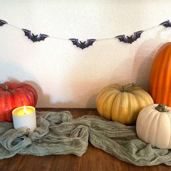 Bat Garland - Etsy