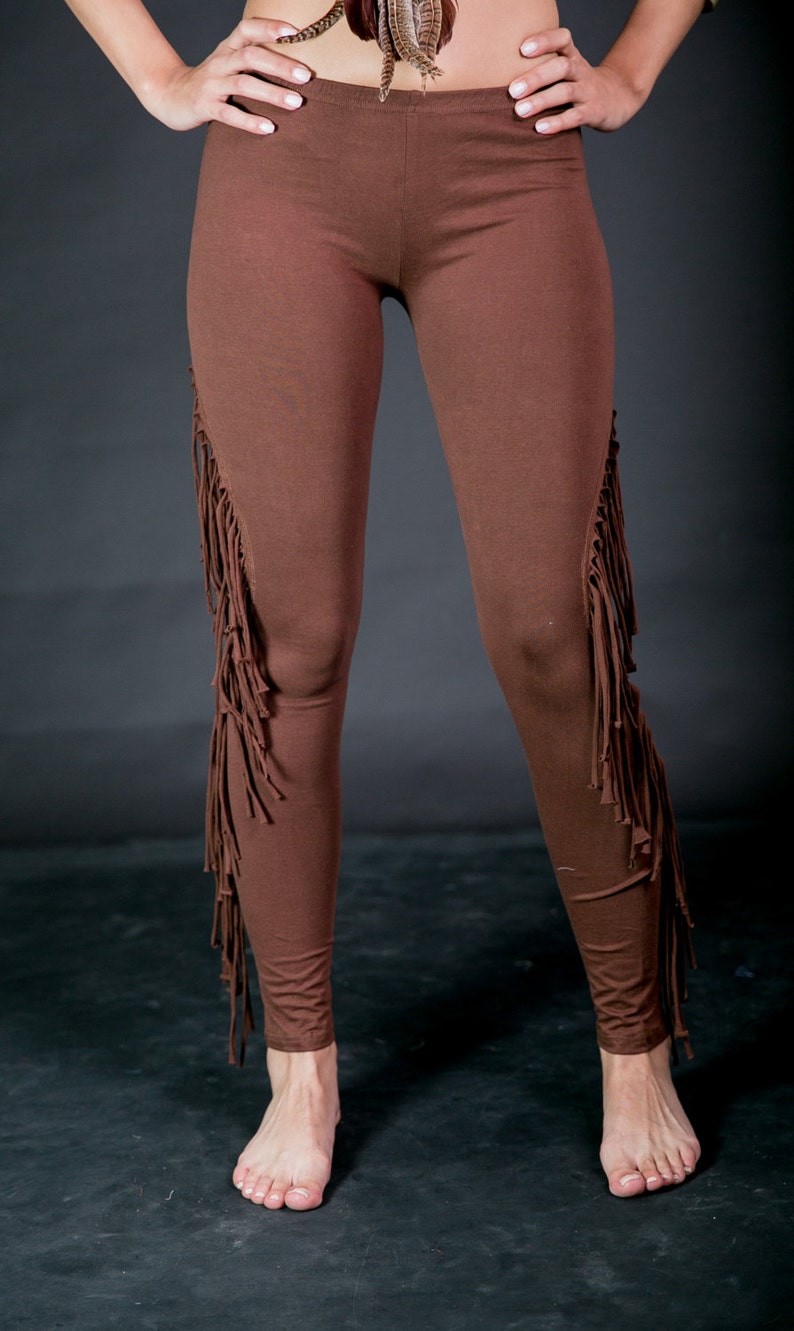 Native American Indian Style Leggings/fringes - Etsy