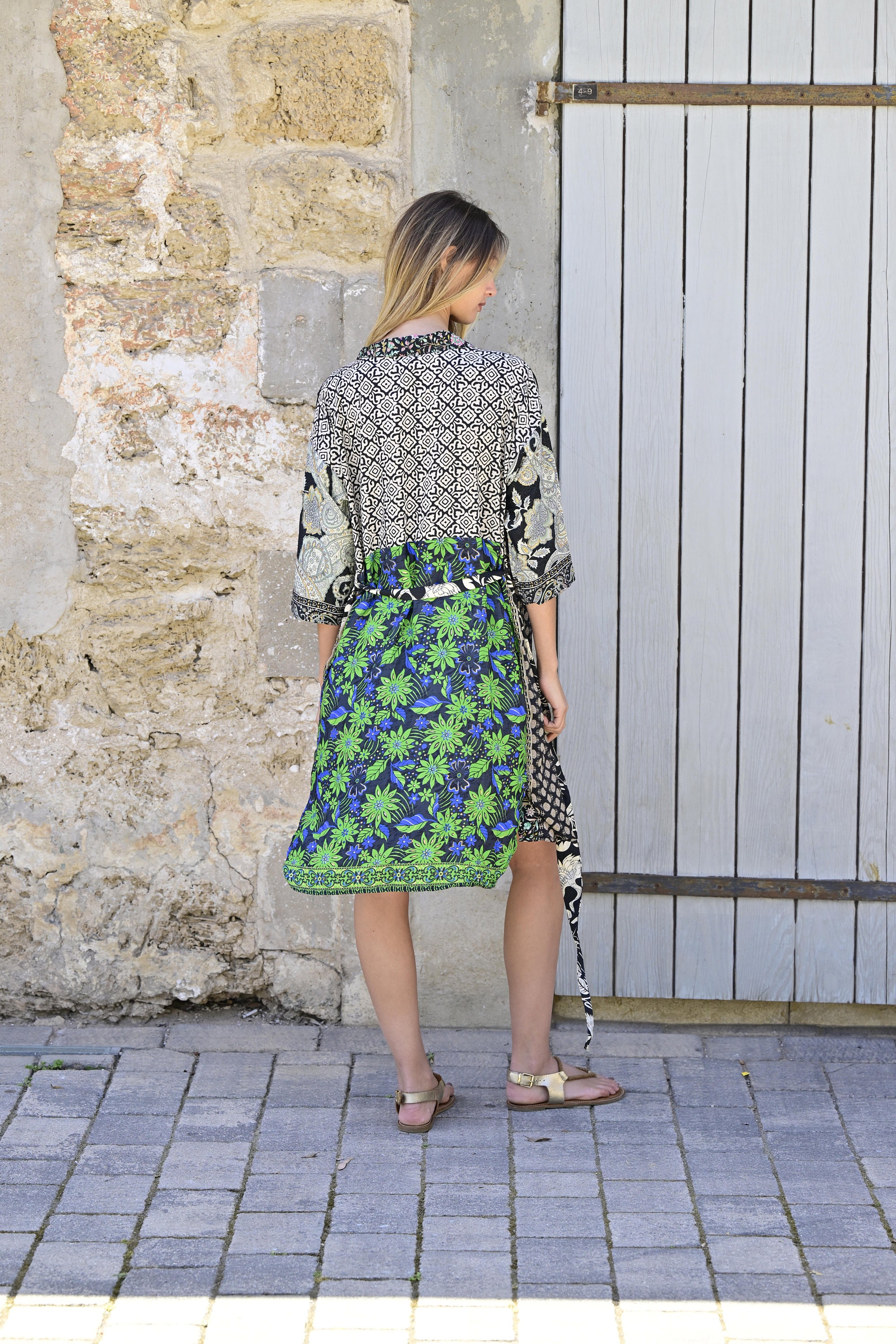 Stunning Kimono Cardigan, A Long Robe for Women With Boho Style, Silky ...