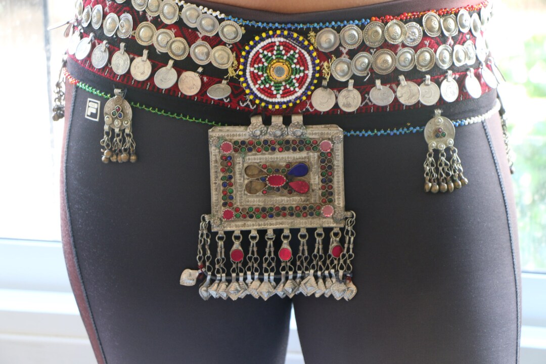 Tribal Fusion Belt Gypsy Belt Belly Dance Coins Belt ATS Boho Fashion ...