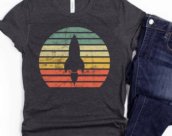 Retro Rocket - Etsy