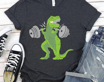 T Rex Lifting Weight Svg - Etsy