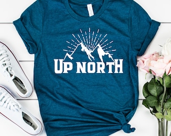 Up North Michigan Shirt - Etsy