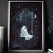 Graffiti Artist Ghost Poster, Spooky Ghost Wall Art, Goth Décor, Creepy ...