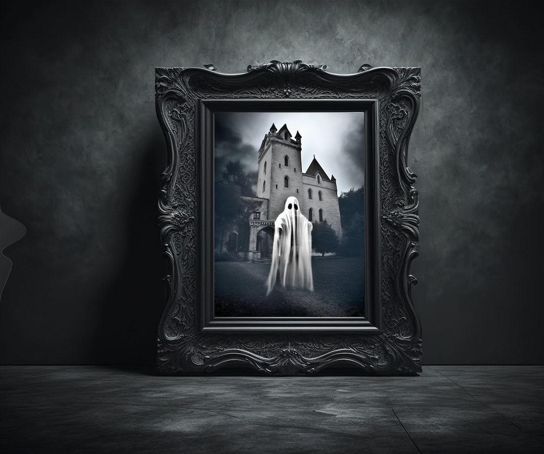 Vintage Ghost Poster, Ghost Wall Art, Ghost Print, Ghost Wall Decor ...