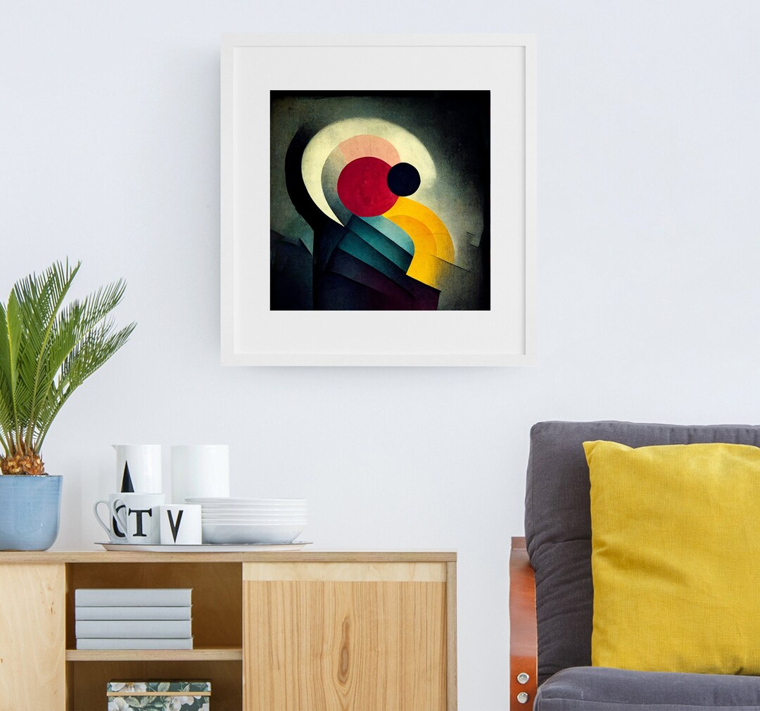 Abstract Space Scene Digital Print, Abstract Cosmos Art, Printable Wall ...