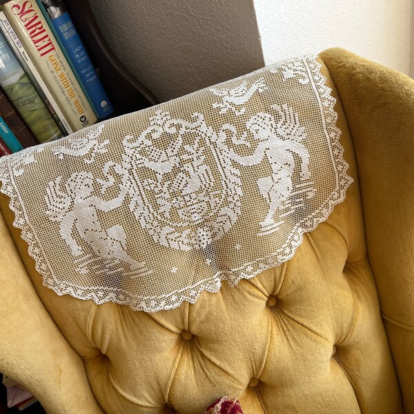 Lace Chair Cover - Etsy
