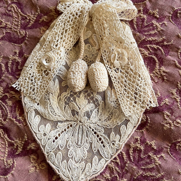 Lace Jabot - Etsy