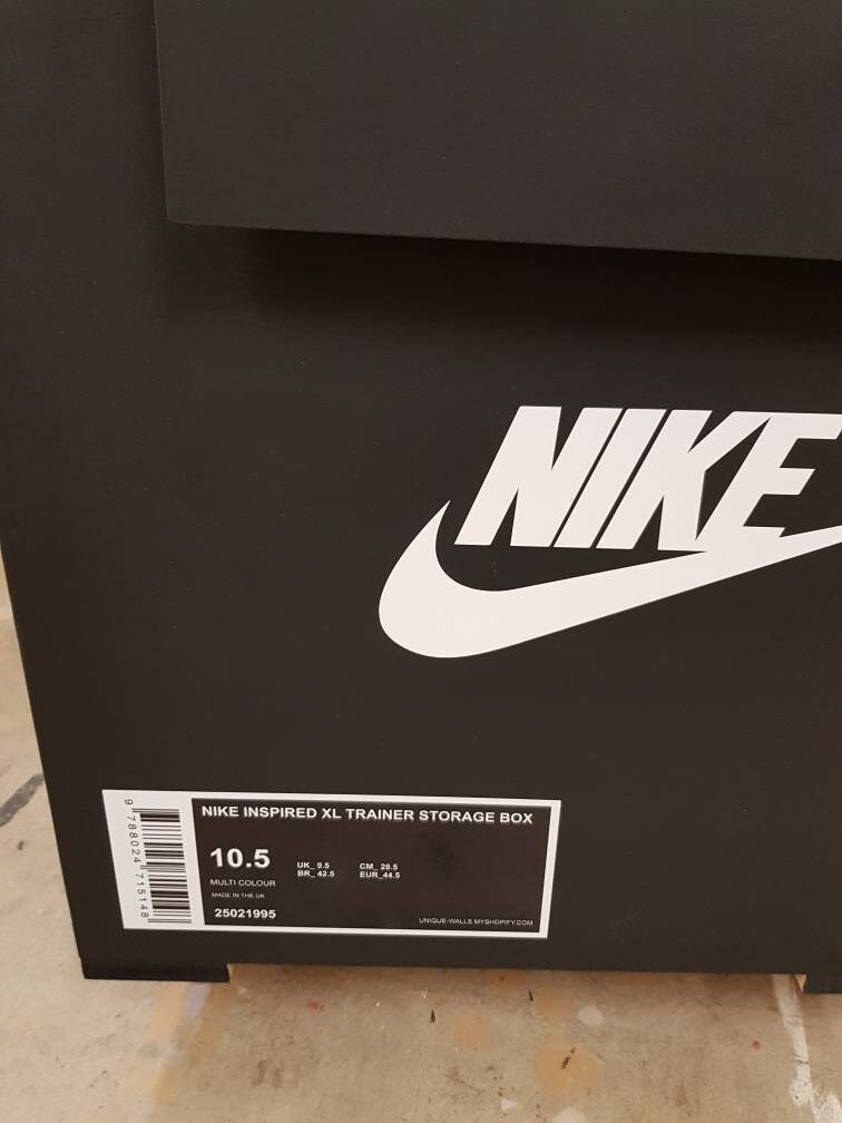 XL / Giant Trainer / Sneaker Storage Boxes Nike to Fit 24no - Etsy UK