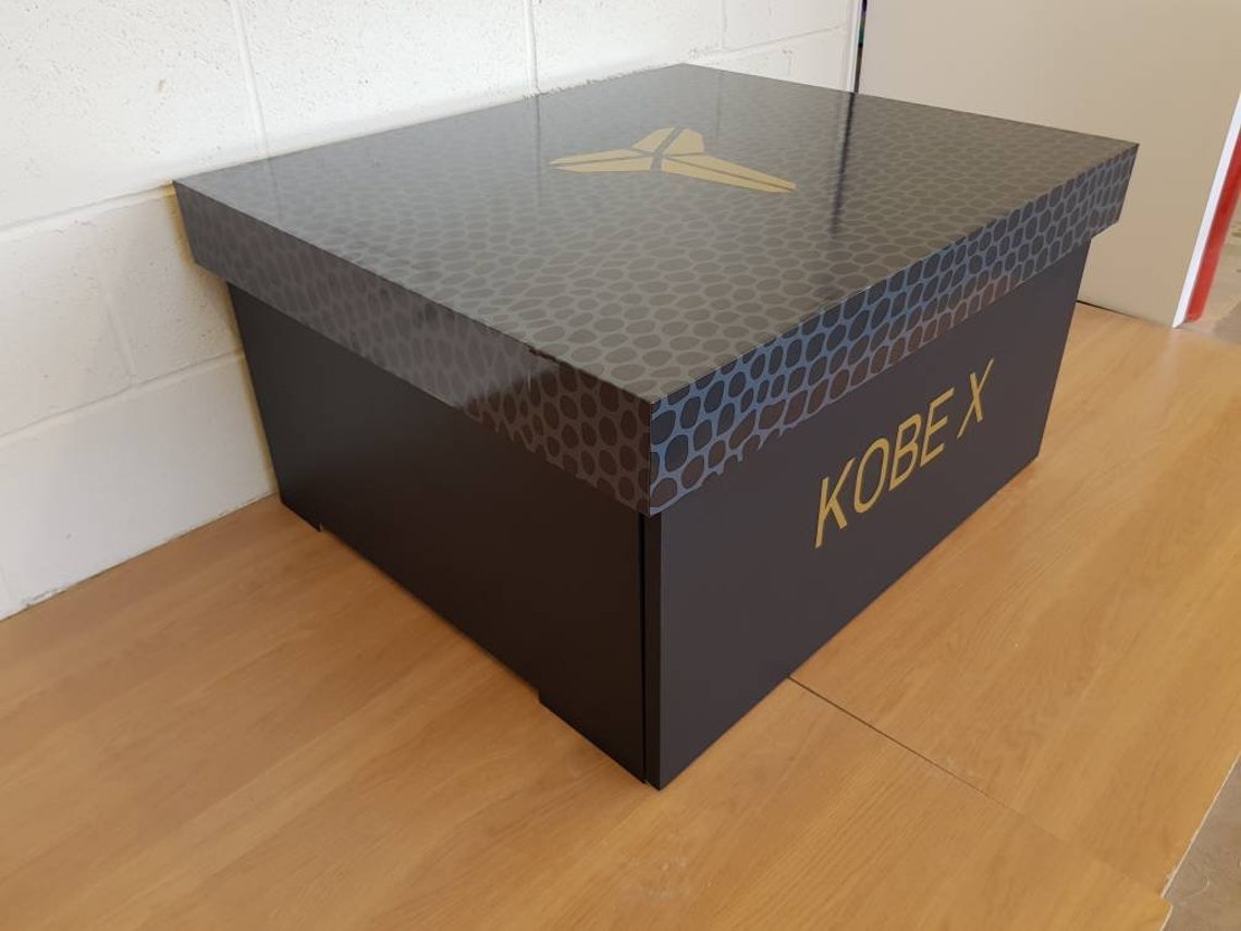 XL TRAINER / SNEAKER Shoe Storage box Kobe Bryant holds | Etsy