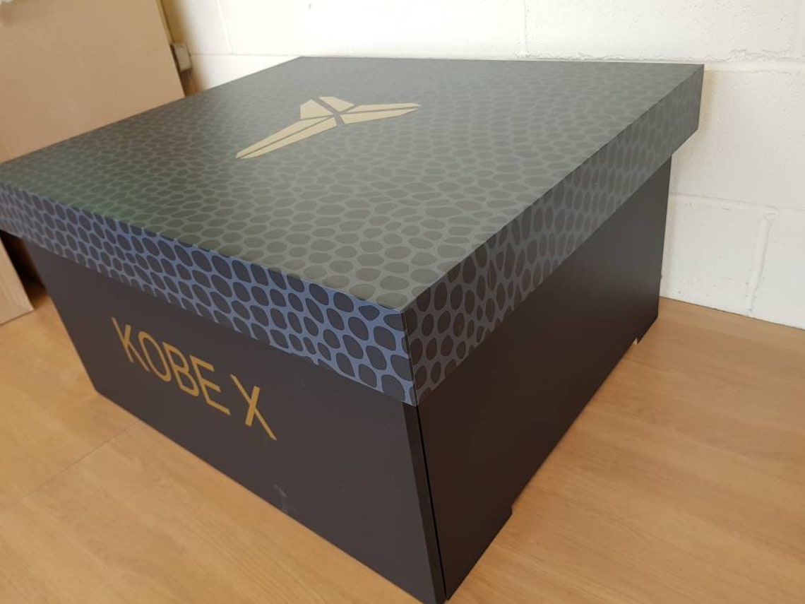 XL TRAINER / SNEAKER Shoe Storage Box Kobe Bryant holds - Etsy