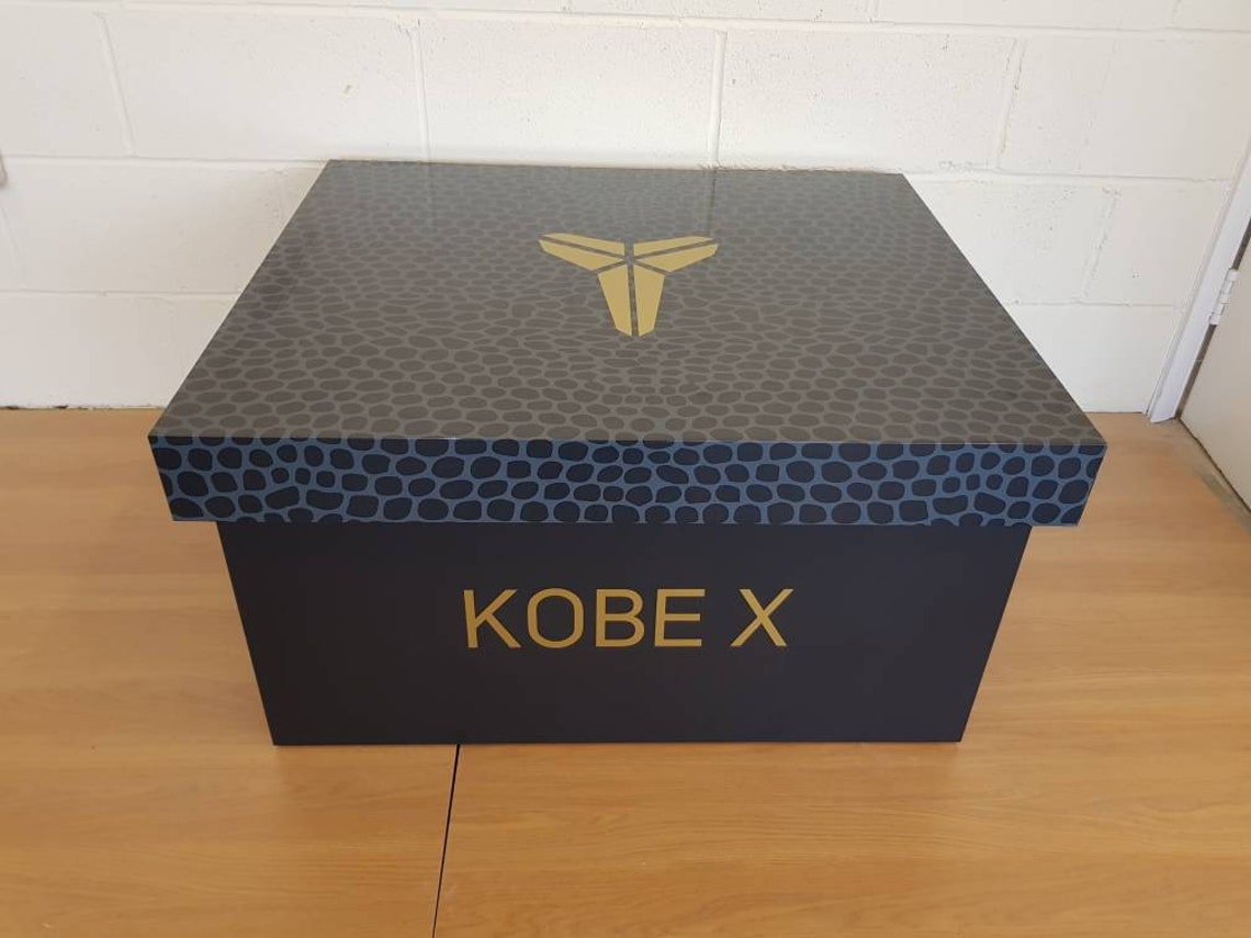XL TRAINER / SNEAKER Shoe Storage Box Kobe Bryant holds - Etsy
