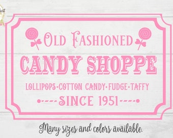 Candy Shoppe Sign - Etsy