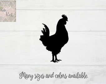 Rooster decals | Etsy