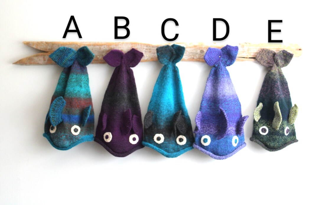 Newfoundland Hand Knit Wool Fish Hat Stocking Cap - Etsy