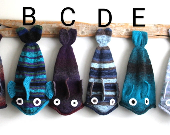 Newfoundland Hand Knit Wool Fish Hat Stocking Cap - Etsy