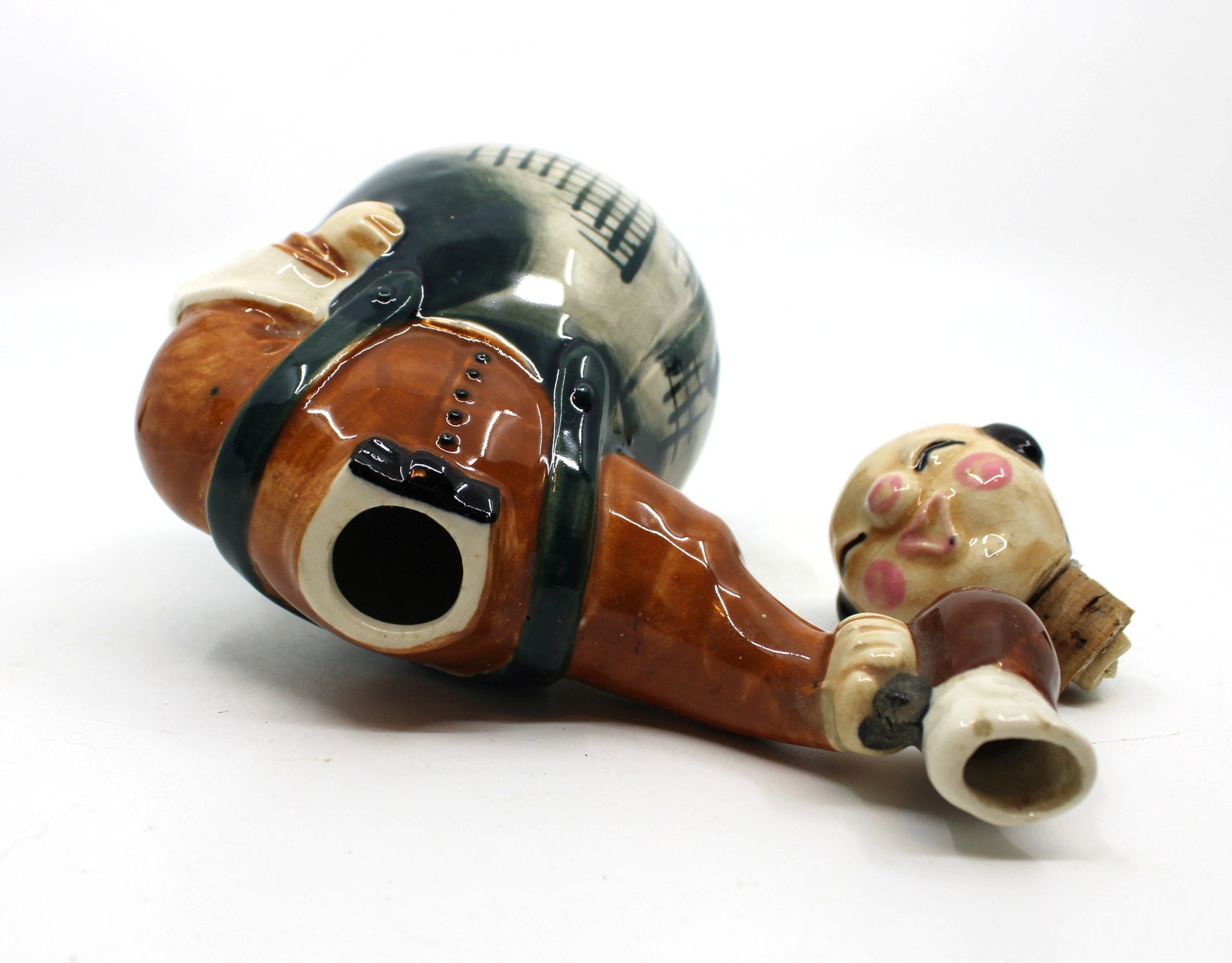 Vintage Hand Decorated Shafford Japan Pottery Ceramic Jolly Bartender ...
