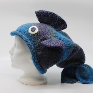 Newfoundland Hand Knit Wool Fish Hat Stocking Cap - Etsy