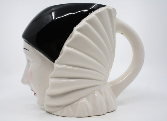 Sigma Pierrot Clown: Large Ceramic Mug/cup Discontinued - Etsy