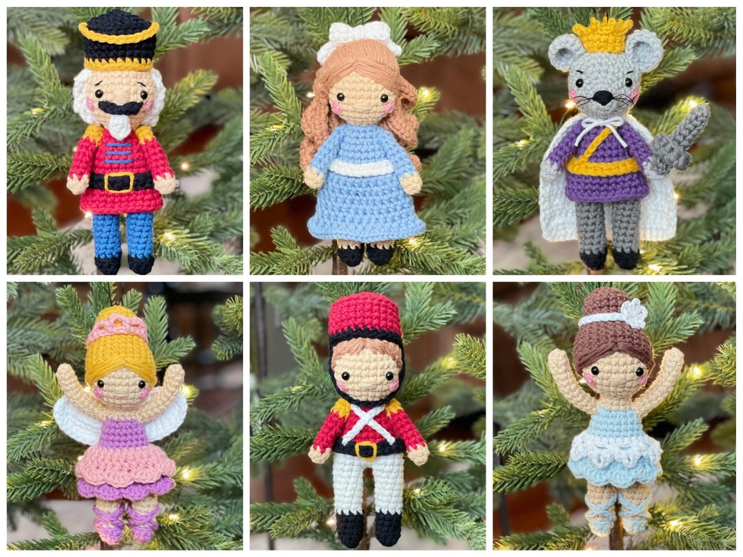 Nutcracker Crochet Ornament Patterns, Amigurumi Nutcracker Pattern ...