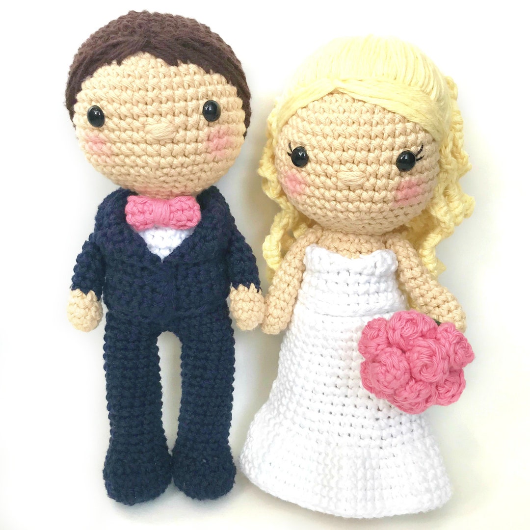 Bride and Groom Crochet Pattern, Crochet Wedding Pattern, Amigurumi ...