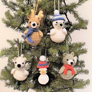 Crochet Christmas Pattern Pack, Christmas Amigurumi Set, Crochet ...