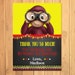 Curious George Thank You Card Chalkboard * Curious George Birthday ...