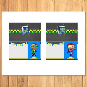 Super Why Food Tents Chalkboard * Super Why Birthday * Super Why ...