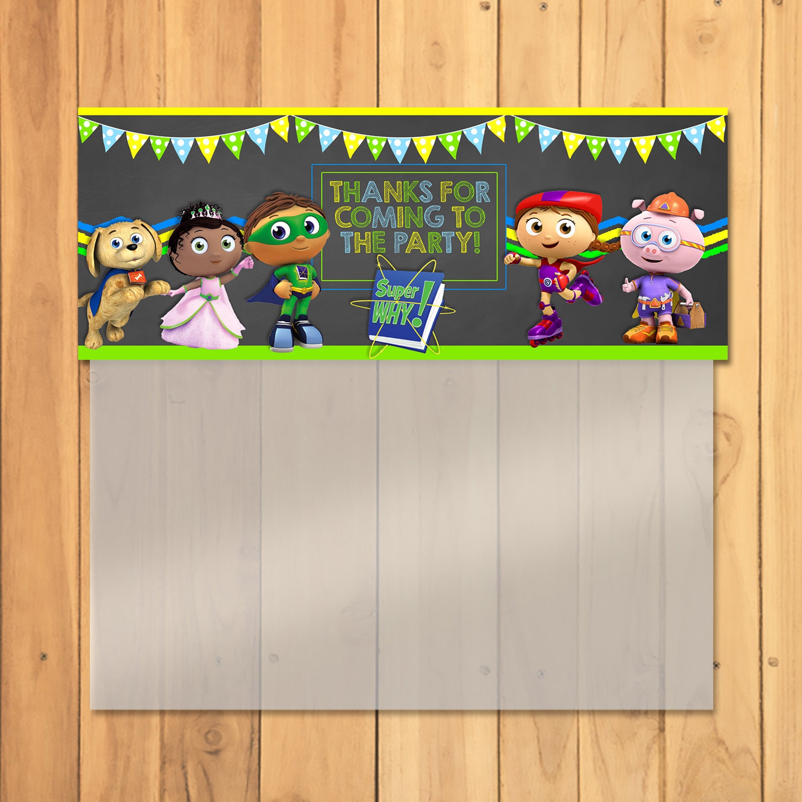 Super Why Candy Bag Topper * Super Why Birthday * Super Why Printables ...