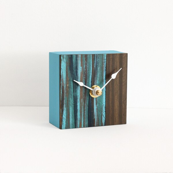 Turquoise Clock - Etsy