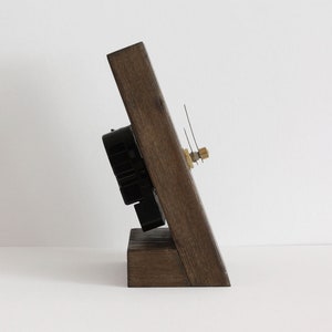 Minimalist Wood Desk Clock Rustic Shelf Clock With Numbers - Etsy