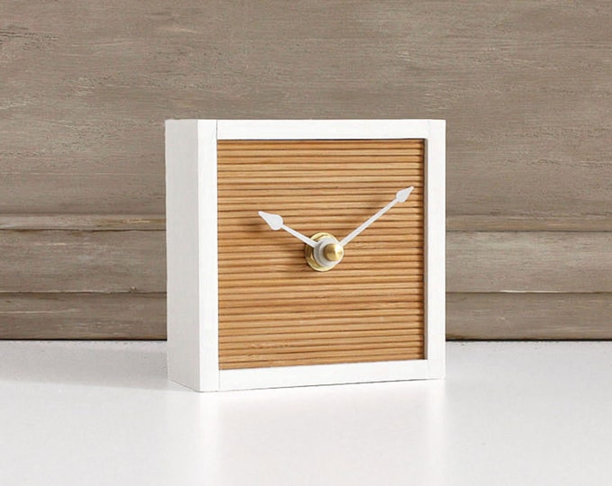 Benchmark Clock Solid Brass Desk Clock Mini Brass Spinning Clock and ...