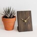 Minimalist Wood Desk Clock Rustic Shelf Clock With Numbers - Etsy