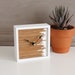 Bamboo and Wood Desk Clock, Modern Minimalist Boho Table Clock - Etsy