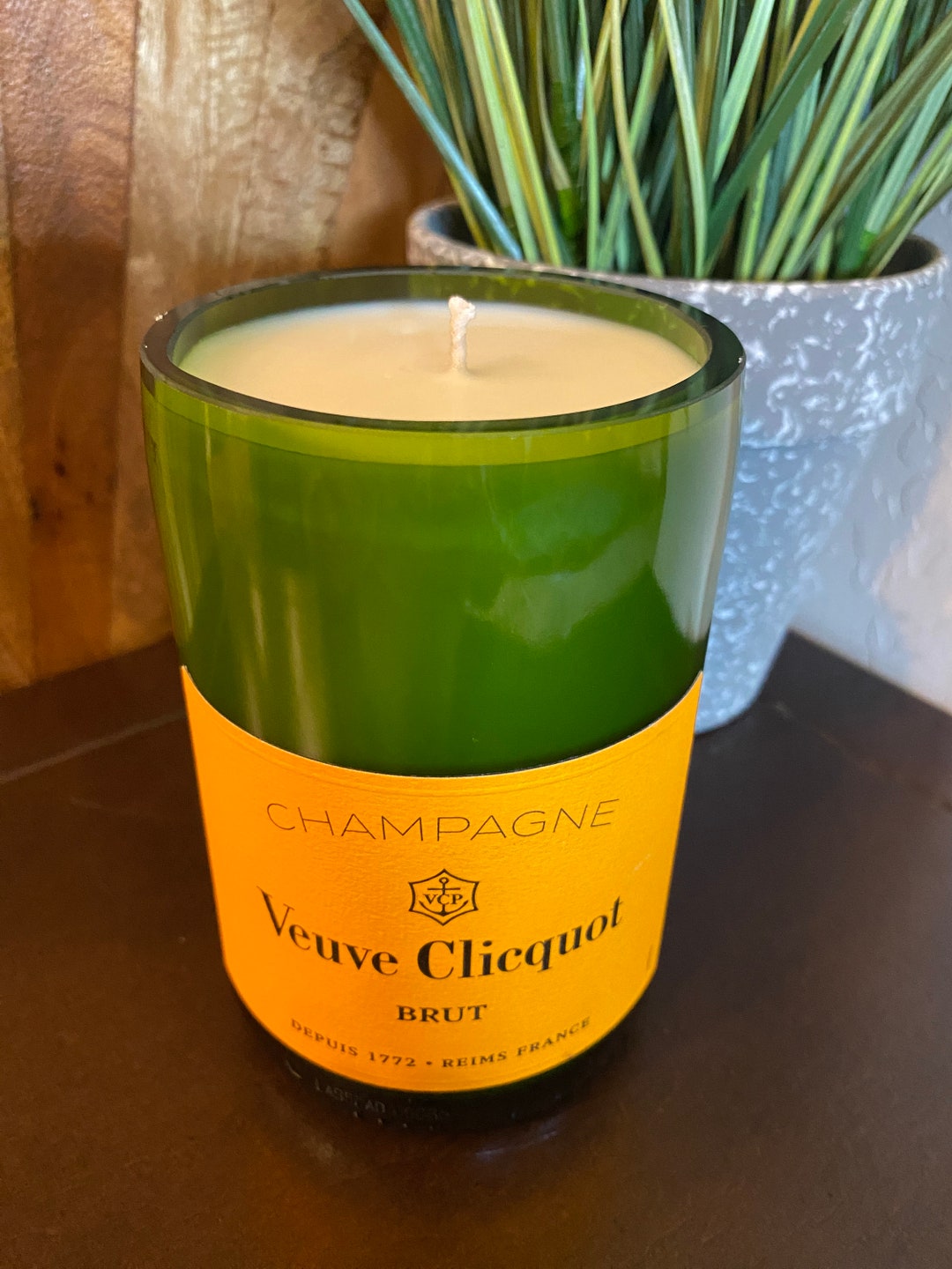 Veuve Cliquot Brut Champagne Candle - Etsy